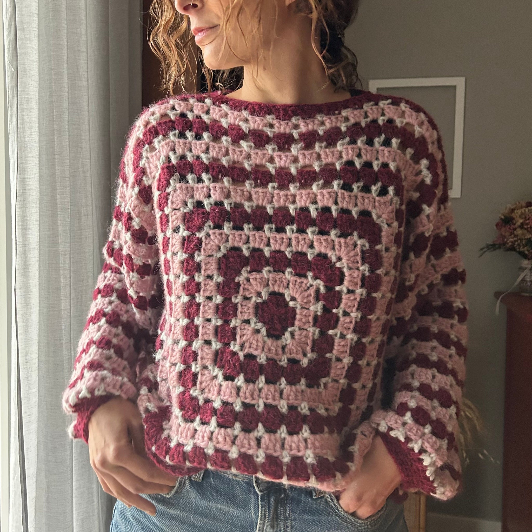 SCHEMA UNCINETTO MAGLIA GRANNY SQUARES- Tecnica Tradizionale – Noral ...